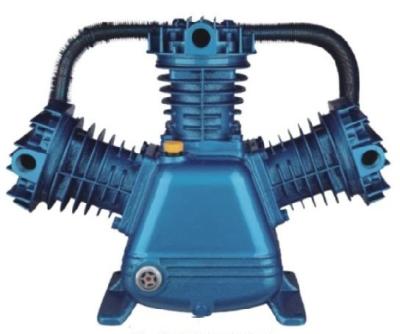 China Speed Oil Lubricated Electric Air Compressor Head with 3450 Motor Rpm and Oil Sight Glass for sale