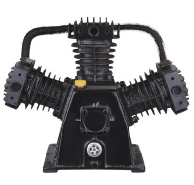 China Speed Oil Lubricated Electric Air Compressor Head with 3450 Motor Rpm and Oil Sight Glass for sale