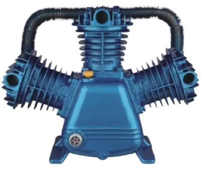 China Speed Oil Lubricated Electric Air Compressor Head with 3450 Motor Rpm and Oil Sight Glass for sale