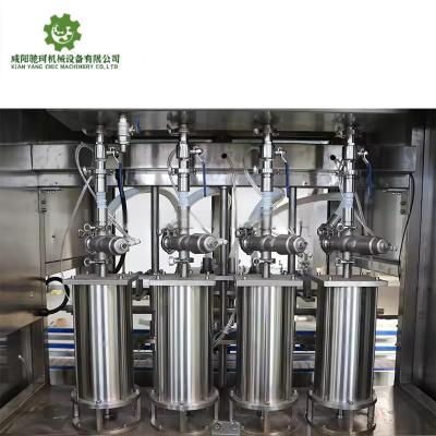 China Full Automatic Linear Piston Bottle Filler for Syrup/Fruit Wine/Edible Oil Production for sale