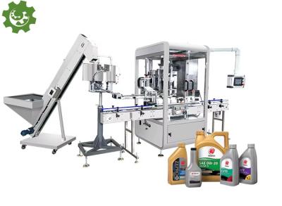 China Linear Liquid Auto Brake Lube Oil Filling Machine For Jerrycan Factory Directly Supply Straight Line for sale