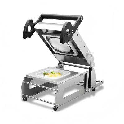 Electrically Heated Manual Tray Sealing Machine with Adjustable Temperature For Food Meat Tray Sealer