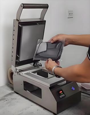 Cina Sigillatrice Manuale Diversificata Personalizzabile Facile da usare Confezione di Alimenti e Carne per Contenitori di Plastica Vaschette per Alimenti Taglio a Croce Sigillatrice in vendita