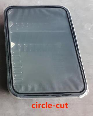 China Manual Package Machine Mini Sealer Plastic Material Tray Sealing Machine  Desktop Circle-cut Fast Food Tray Sealing Machine for sale