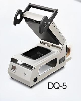 China Manual Tray Sealing Machine DQ-5 for Food Packaging  Easy to use Food and Meat Package  for Plastic Containers Tray Food Tray cross-cut  Sealing Machine for sale