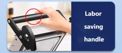 China Electrically Heated Manual Tray Sealing Machine with Adjustable Temperature For Food Meat Tray Sealer for sale