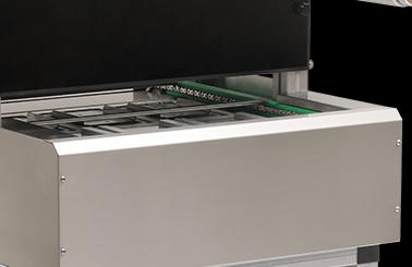 China Modified Atmosphere Fully Automatic Chain Modified Atmosphere Plastic Tray Sealer DQ580SAT-E High Quality Tray Sealer Machine for sale