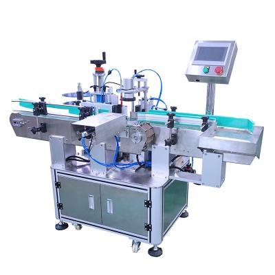 China Fully Automatic Chili Sauce Hexagonal Bottle Labeling Machine CH-302D Honey Bottle Plastic Bottle Vertical Labeling Machine for sale