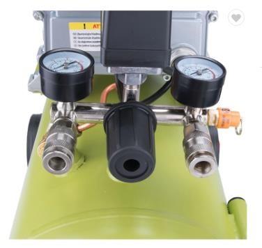 China 24 Litre Electric 2800Rpm Piston Type Air Compressor With Tank for sale