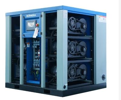 China 40HP Oil Free Screw Air Compressor 3 Phase Rotary Belt  Driven for sale