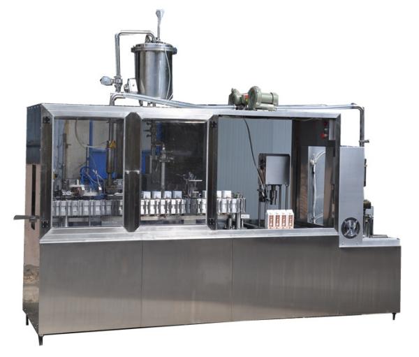 Semi Gable Top Packaging Machine Carton automatica che riempie la cima del tetto del DH 1200