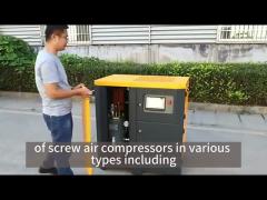 CHIC-30A Elektrische schroefluchtcompressor voor tandheelkundige / zandblaaswerkzaamheden / autoverwassen