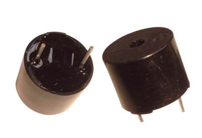 中国 5 ボルト 12mm 器械、医療機器のための黒い Pin 活動的な電子磁気ブザー。 販売のため