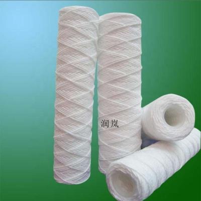 China 10 Micron PP String Wound Filter Cartridge For Power Plant Condensation Water Treatment for sale