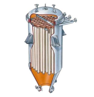 China PLC Controlled Automatic Backwash Candle Filter for Continuous Filtration Production for sale