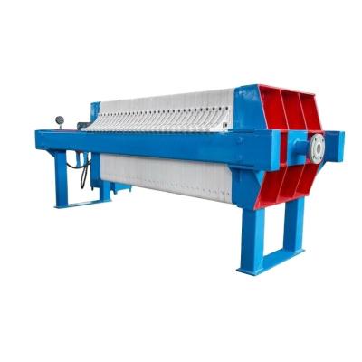 China Factory price industrial polypropylene pp plate and frame type manual filter press for sale