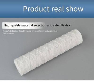China Polypropylene RO Pre Filter String Wound Filter Cartridge for sale