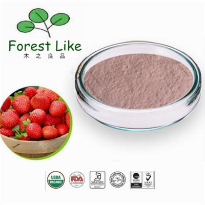 China Food Ingredients Freeze Dried Strawberry Fruit Powder for sale