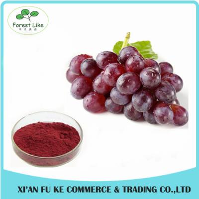China Anti-inflammation Natural Grape Skin Extract Powder 5% Resveratrol for sale