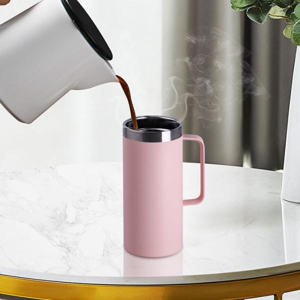 Quality 360/420/750ML Double Wall 304 Stainless Steel Insulated Coffee Mug Office for sale