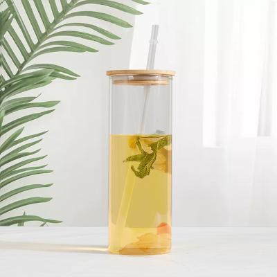 Quality 360/480ML 2Pack 16oz Glass Water Bottle Gradient Frosted Glass Sublimation Water for sale
