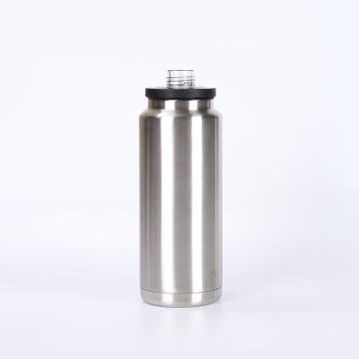 China 18 Oz Bottle Vacuum Insulated Stainless Steel Water Bottle With Chug Cap Ice Pink for sale