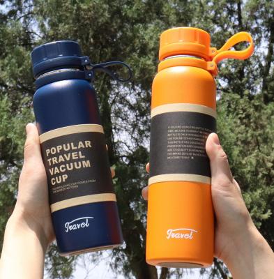 China Stainless Steel Double Wall Tumblers Thermos Vacuum Drink Cup Warmer Mug Camping Water Tea Coffee Bottle With Lid for sale