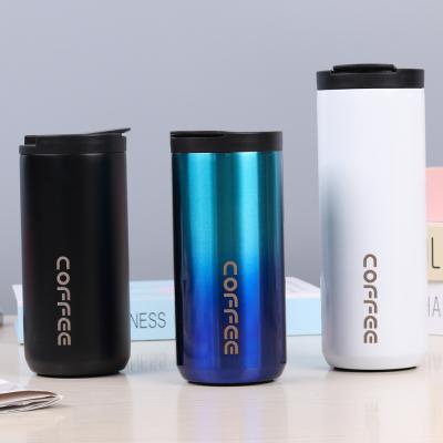 China Taça de viagem de café Taça de viagem quente Taça de vácuo isolado Taça de café com tampa de parafuso à prova de vazamento Taça de café Mantenha quente ou frio Para bebidas de café ou chá for sale