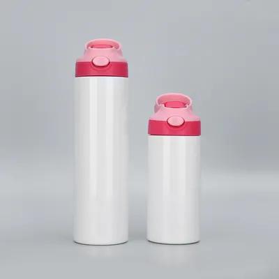 China 12 Oz Kids Sublimation Tumbler Sublimation Sippy Cup Blank Stainless Steel Sublimation Blank Water Bottles Double Wall Insulated Kids Tumbler For Travel for sale