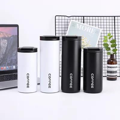 China Insulated Coffee Mug 14oz, 4 Pack Travel Coffee Tumbler , Vacuum Insulated Coffee Mug With Leak Proof Screw Lid Coffee Cup For Men And Women For Hot & Cold Drinks for sale