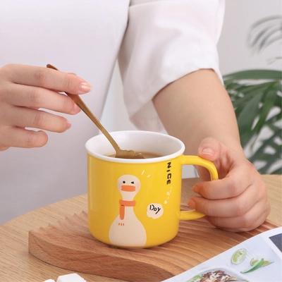 China Yellow Duck Ceramic Mug with USB Heating Base for sale