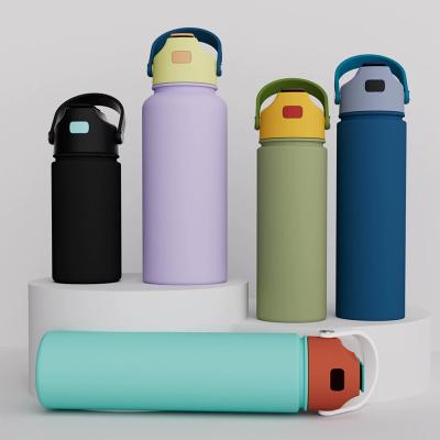 China Cross-border 18oz Space Bottle Stainless Steel Space Flask Insulated Pot Multi-color Series Custom Logo Water Cup Customization for sale