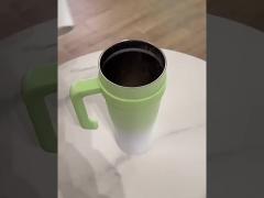 Extintor de 40oz com alça de aço inoxidável
