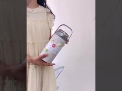 Botella de agua potable de acero inoxidable de gran tamaño