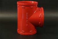 China Three Ends Grooved Reducing Tee Corrosion Resistance DN60--DN426 for sale