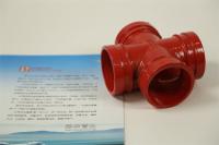China Connection Threaded 4 Way Cross Pipe Fitting Polished Surface for sale
