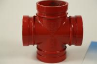 China Connection Threaded 4 Way Cross Pipe Fitting Polished Surface for sale