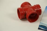 China Connection Threaded 4 Way Cross Pipe Fitting Polished Surface for sale