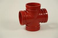 China DN60--DN426 4 Way Galvanized Pipe Fitting Female End Type for sale