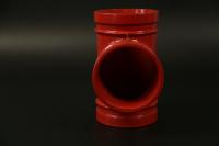 China UL Listed Grooved Tee Fittings Durable / Dependable Performance for sale