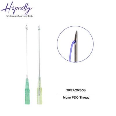 China disposable best price double needle 25.4mm 38mm 50mm 60mm 90mm 100mm 110mm length pdo threads skin care nose lifting pdo for sale