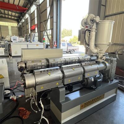 China Customizable 75mm Corrugated Pipe Extrusion Line with 22 Rpm Screw Speed and 0.6-3m/min Line Speed for sale