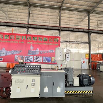 Cina Sistema di controllo PLC/Touch Screen Estrusore di plastica a doppia vite con alta produzione e rotazione rotativa coassiale in vendita