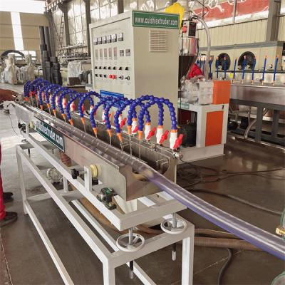 Cina Linea di estrusione per tubi corrugati in PE PP PVC con estrusore a vite singola Sj75/30 Velocità di linea 0,6-3 m/min in vendita