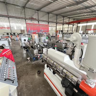 China PLC Controlled Plastic Pipe Extrusion Machine 50-1000kg/h Output for sale