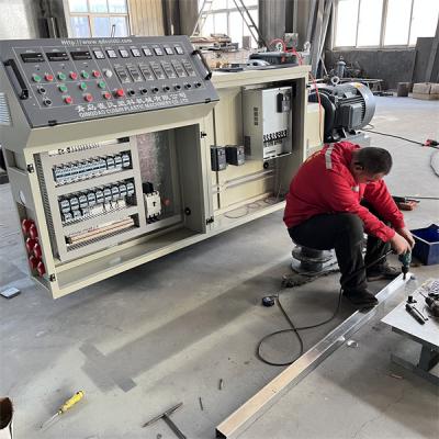 China Conical Twin Screw PVC Extruder Machine , Plastic Dual Screw Extruder for sale