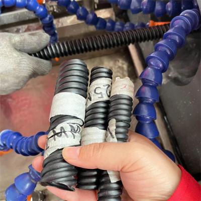 China Water / Wind Cooling Spiral Pipe Extrusion Line Plastic Bridge Prestressed Post Tensioning for sale