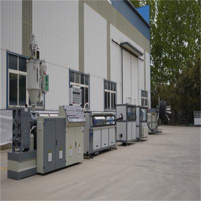 China Water / Wind Cooling Spiral Pipe Extrusion Line Plastic Bridge Prestressed Post Tensioning for sale