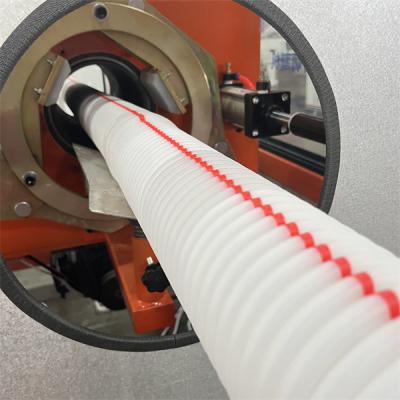 Cina Equipaggiamento avanzato per la produzione di tubi corrugati a doppia parete per una velocità di 5-6 m/min e varie opzioni di produzione di tubi. in vendita