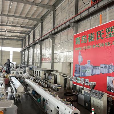 Cina Sistema di produzione di tubi in PE coestruso a triplo strato durevole con rapporto L/D vite 33:1-38:1 e controllore di temperatura OMRON in vendita